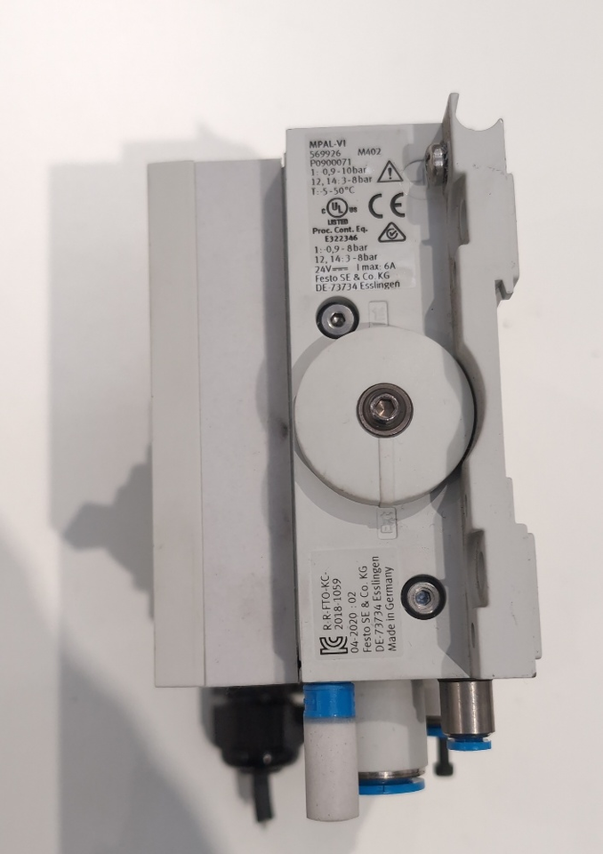 Festo MPAL-VI Valve Terminal Manifold 569926 w/ Valves 533347 568656 ...