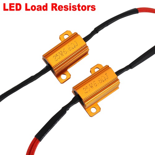 LED Load Resistors 25W 6.8ΩJ Turn Signals Light Indicator Flash Rate ...