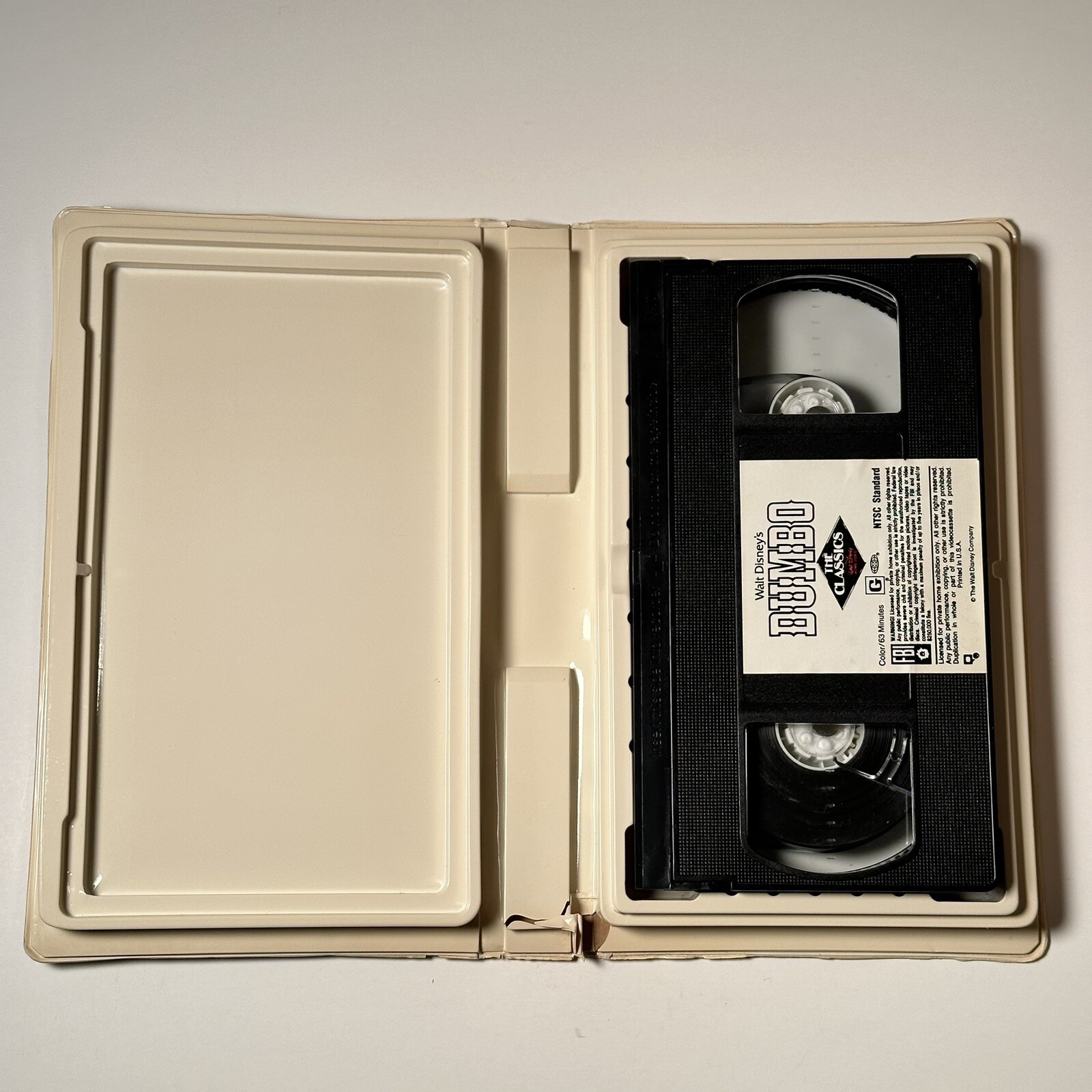 Dumbo (VHS 024) Rare Black Diamond Edition Walt Disney Classic | eBay