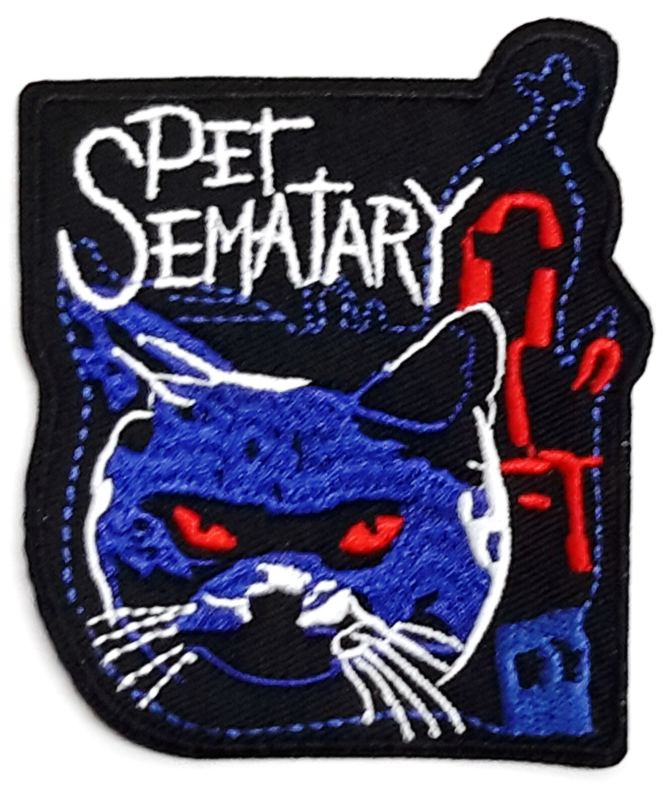 Pet Sematary 3.5" Logo Patch w Cat- Stephen King Movie- USA Mailed ...