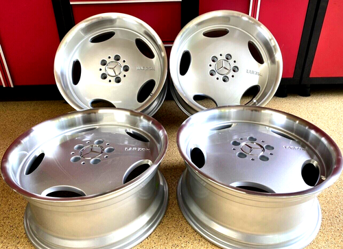 MERCEDES DEEP DISH 19 INCH MONOBLOCK RIMS SET4 NEW 19/8.5 19/9.5 FITS ...