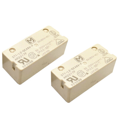 2Pcs PANASONIC ST1-L2-DC48V-F AR2217F 48VDC Power Relay 8A 250V 8Pins ...