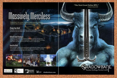 Shadowbane PC Original 2004 Ad Authentic Windows MMO RPG Video Game ...