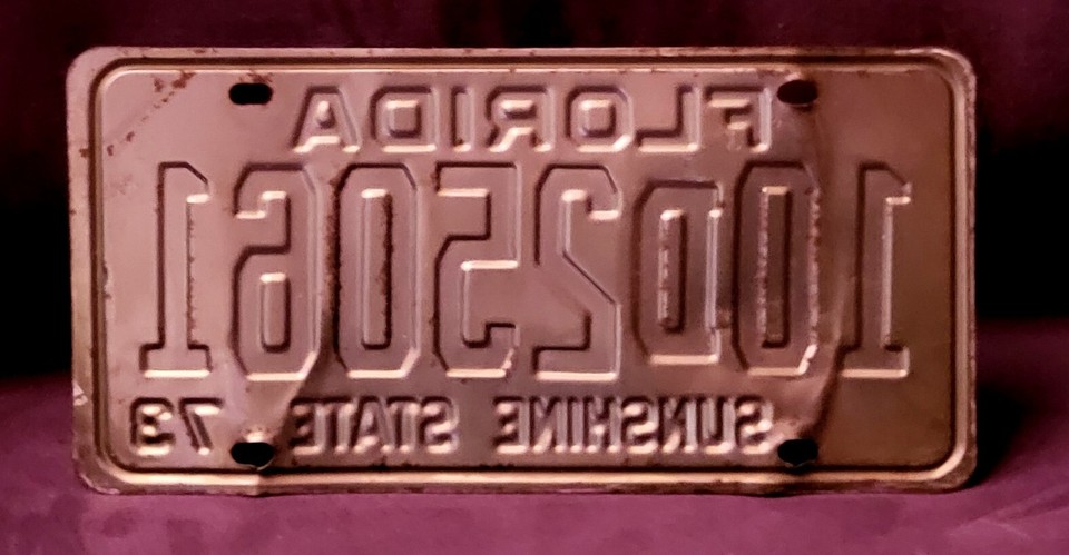 Vintage Florida License Plate, 1973 | eBay