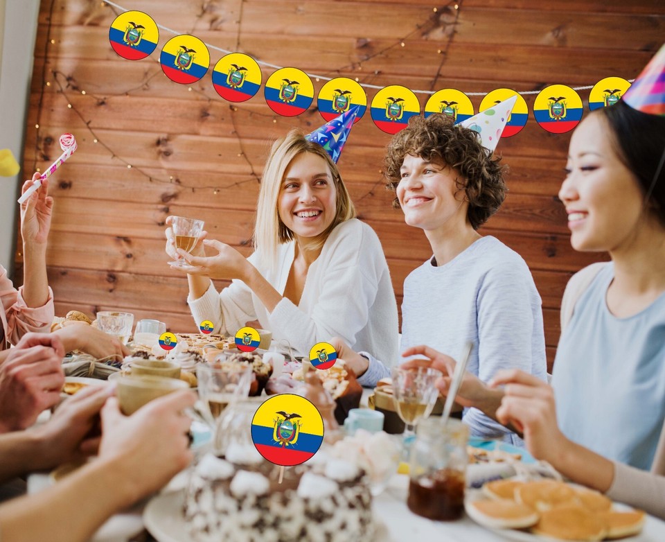 Ecuador Flag Bunting Party Decorations World Events 12pcs | eBay UK