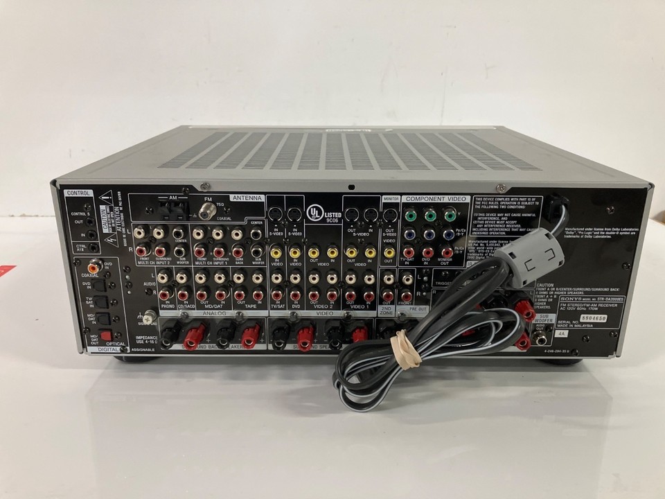 SONY STR-DA1000ES FM STEREO/FM/AM RECEIVER DISCRETE 7 CHANNEL AMPLIFIER ...