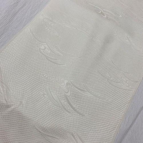 6375 Pique Donsu White 100% Silk Fabric 36cm Wide for Kimono & Crafts ...
