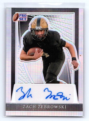 Zach Zebrowski 2024 Pro Set Metal #PA-ZZ1 Autographs Prismatic Silver ...