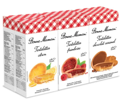Bonne Maman Petites Tartlets 6 x 9 Pack - Lemon, Raspberry & Chocolate ...