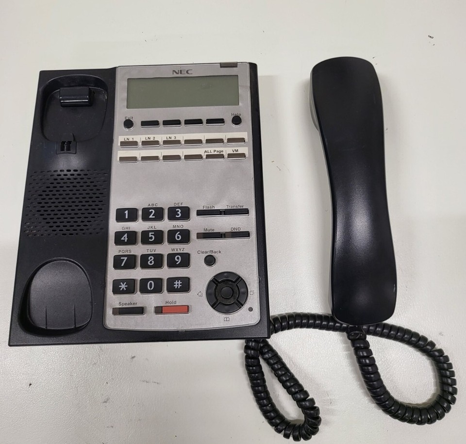 NEC SL1100 24 Button Digital Telephone IP4WW-24TXH-B-TEL (BK) Used | eBay