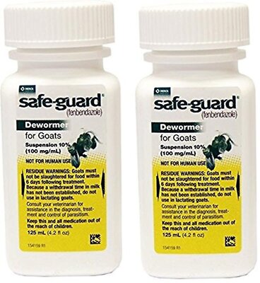 Safeguard 2 Packs 125ml Goat Dewormer FREE SHIPPING | eBay