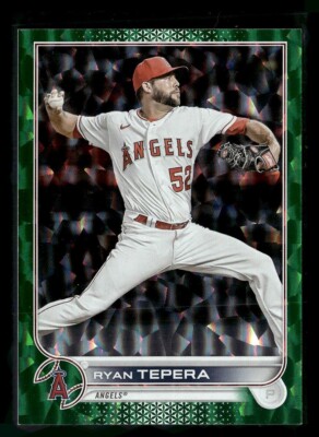 2022 TOPPS GREEN SPARKLE /499 RYAN TEPERA ANGELS | eBay