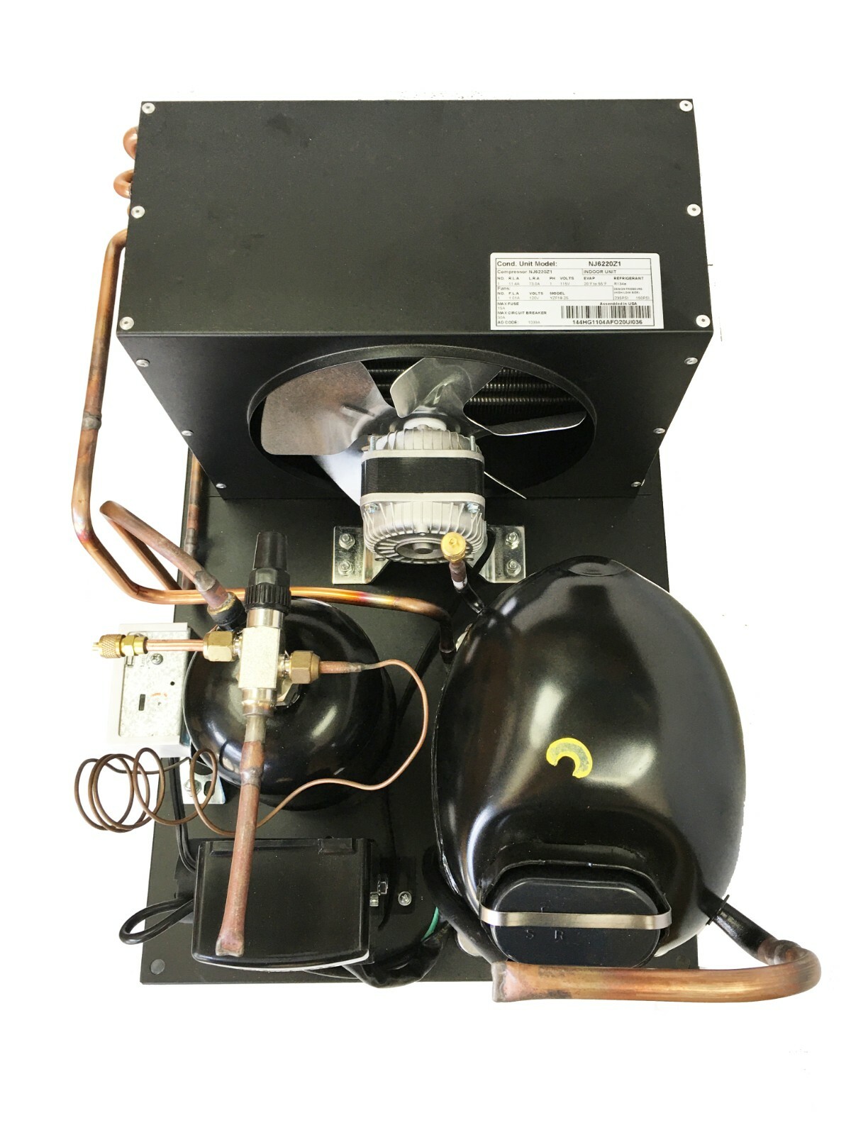 New! Indoor Condensing Unit, 3/4 HP, High Temp, R134a, 115V (Embraco ...