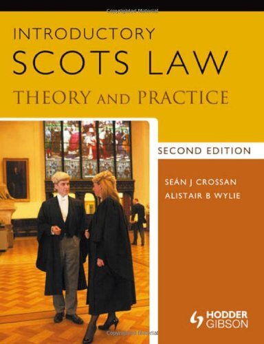 Introductory Scots Law By Sean Crossan Alistair B Wylie | eBay