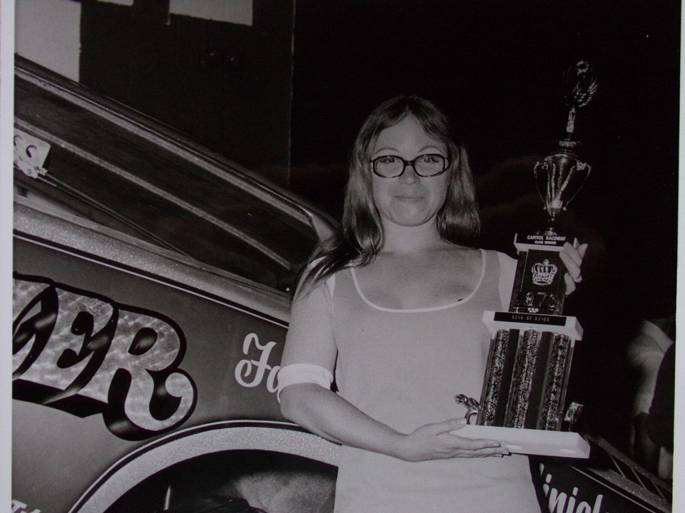 1970s NHRA Drag Racing-Chi-Town HUSTLER-Barbara Coil-KING OF KINGS ...