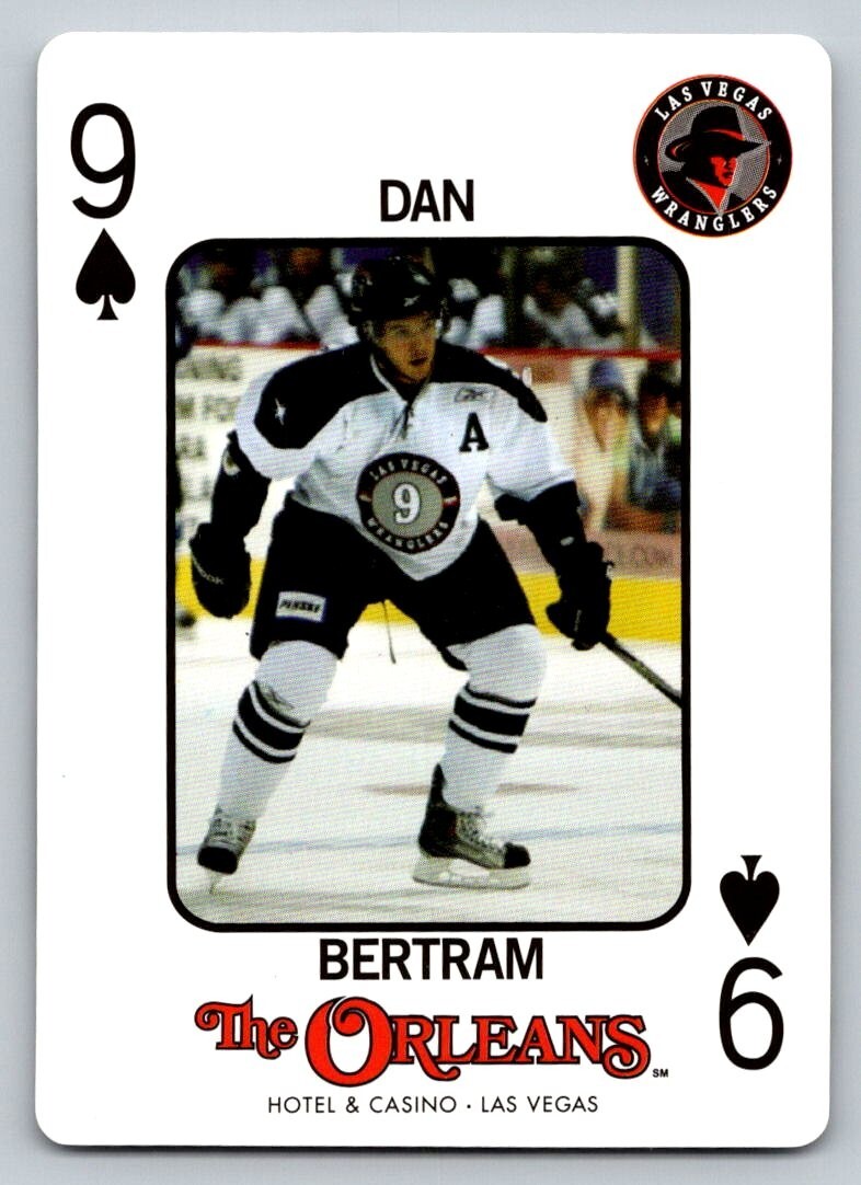 Dan Bertram - Spades - 2010-11 Las Vegas Wranglers Playing Cards | eBay