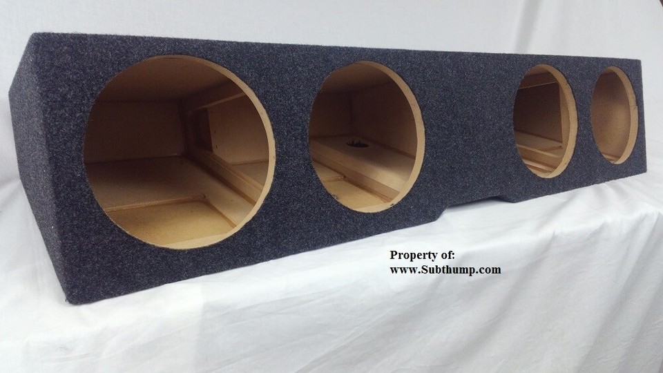 Subthump 2019-2024 Silverado/Sierra Crew Cab 4x10 Front Fire Subwoofer ...