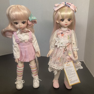 Doris Doll 1/6 strawberry Blonde 12" BJD Girl Doll Fullset With Clothes ...