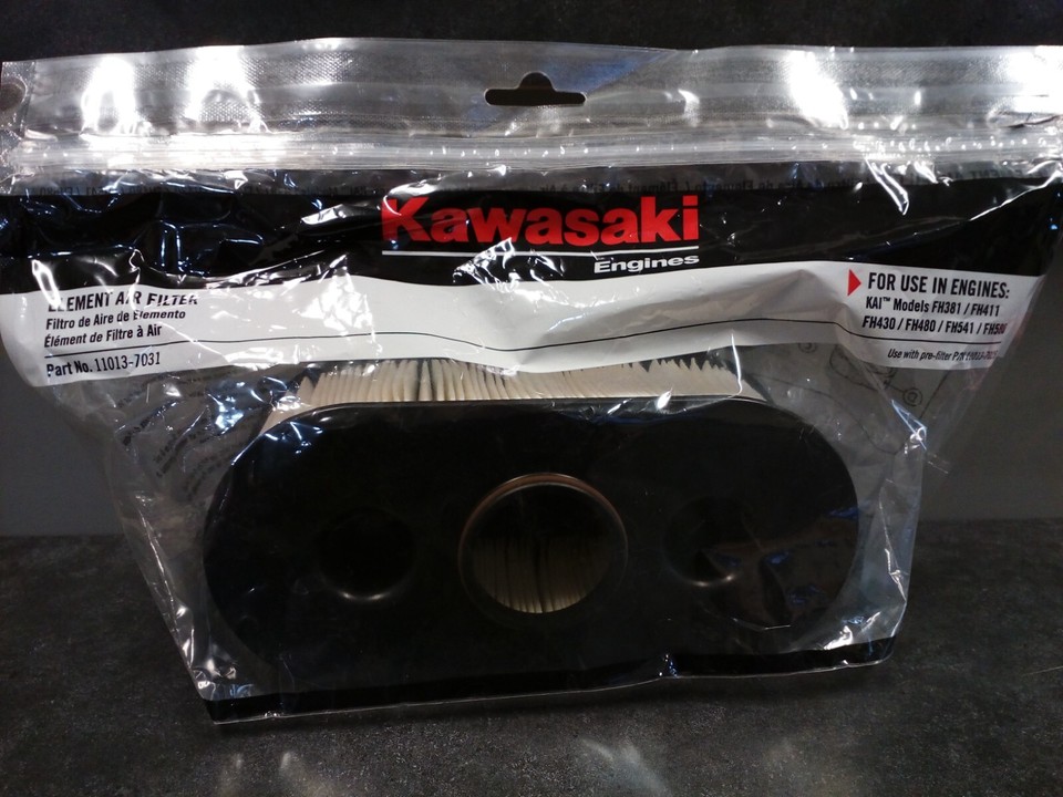 Kawasaki OEM Air Filter 11013-7031 & Pre-Filter 11013-7025 Kit | eBay