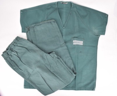 New Ohio State Penitentiary Green Prison Uniform Shirt Pants Inmate ...