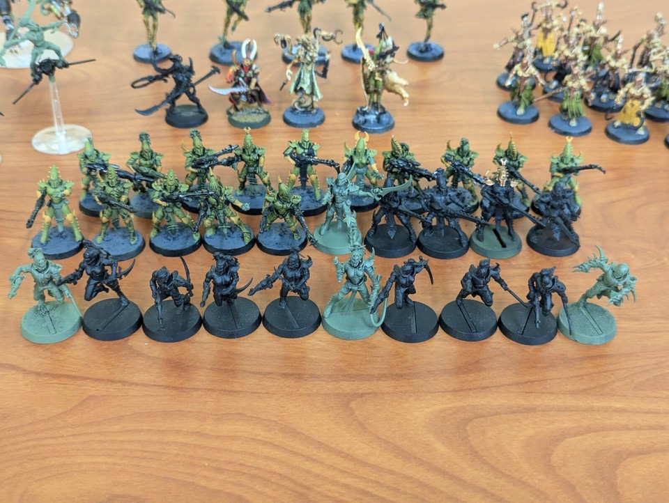 Warhammer 40K Drukhari/Dark Eldar Army Lot Some OOP and Metal | eBay