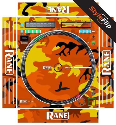Rane TWELVE MKII Skin | Orange Camo | Protective Decal | StyleFlip ...