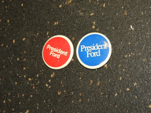 Two President Ford Political Campaign Buttons | eBay