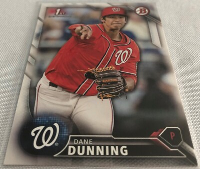 2016 Bowman Draft Baseball Dane Dunning Washington Nationals 1st Bowman ...