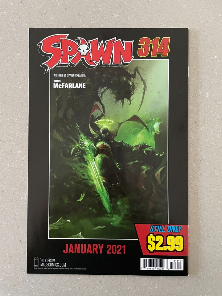 Spawn 313 2020 Image Comics Todd Mcfarlane Ebay