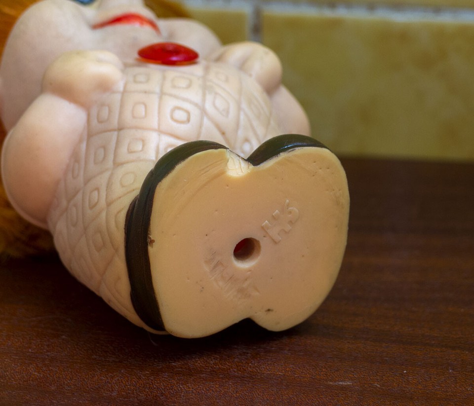 80's KARLSSON Rubber Squeeze cartoon character toy doll Russian USSR ...