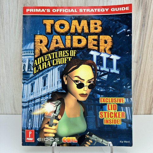 Tomb Raider III 3 Prima's Official Strategy Guide Playstation 1 PS1 ...