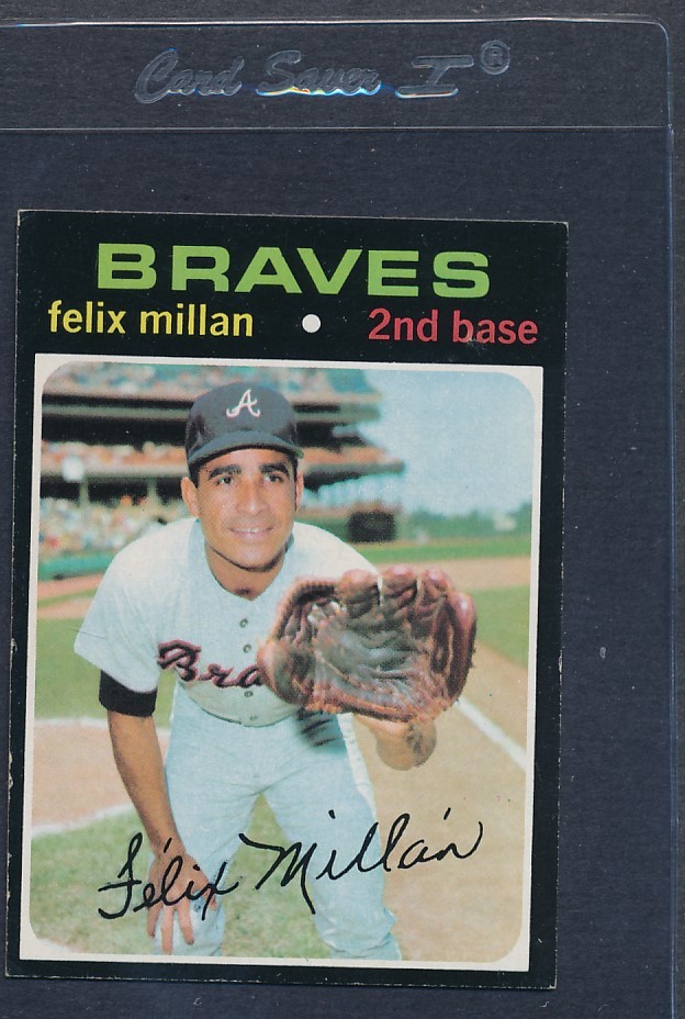 1971 Topps #081 Felix Millan Braves EX/MT (Pen) *5944 | eBay