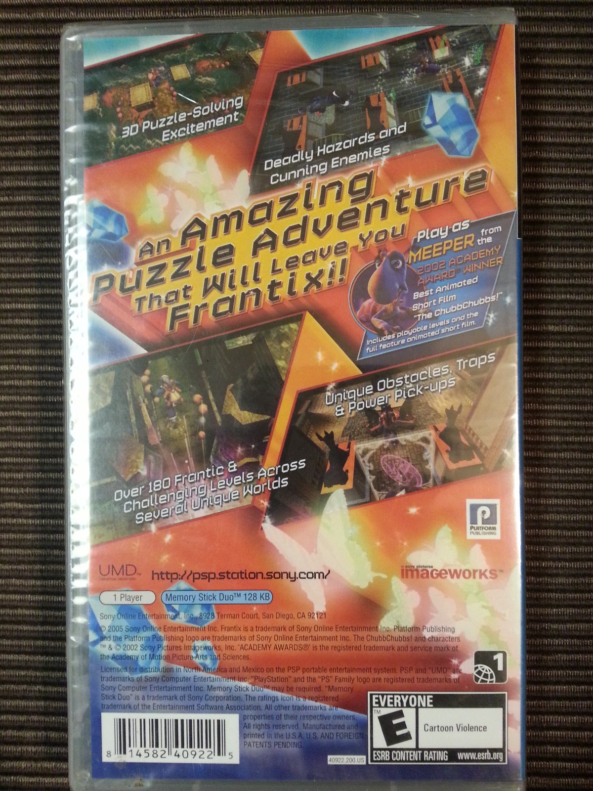 Frantix (PlayStation Portable, 2005) PSP Brand NEW Sealed 814582409225 ...