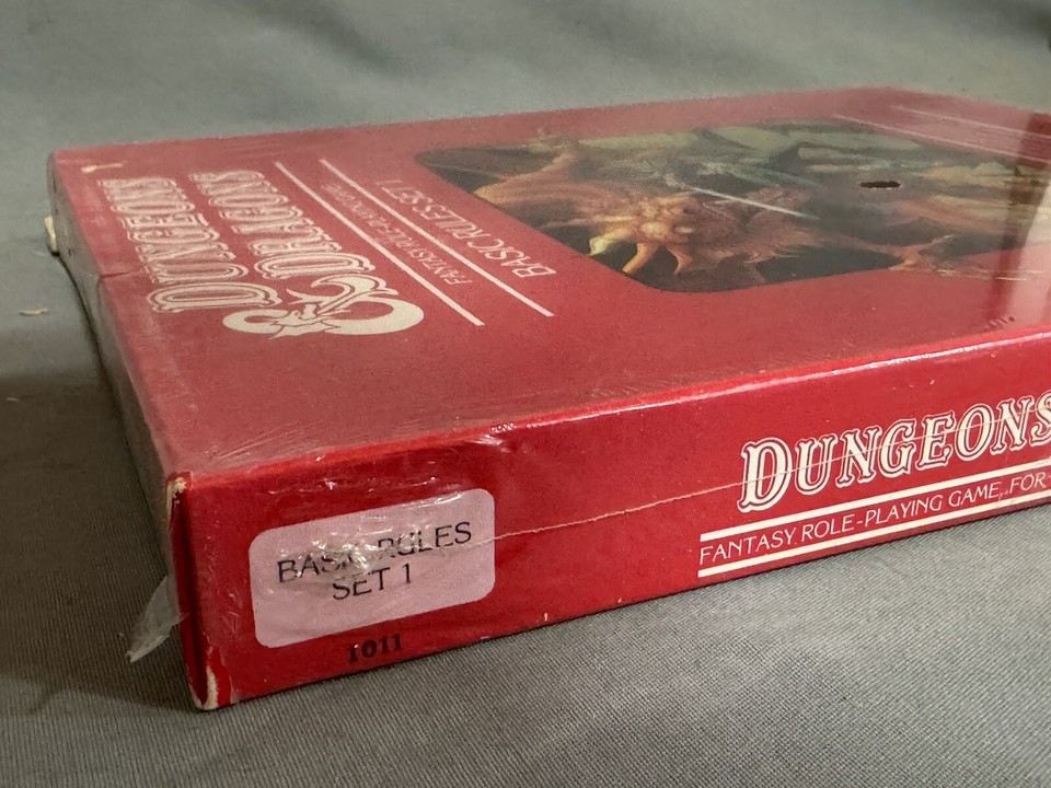 Ultra RARE Sealed NEW TSR 1983 D&D Advanced Dungeons & Dragons Basic ...