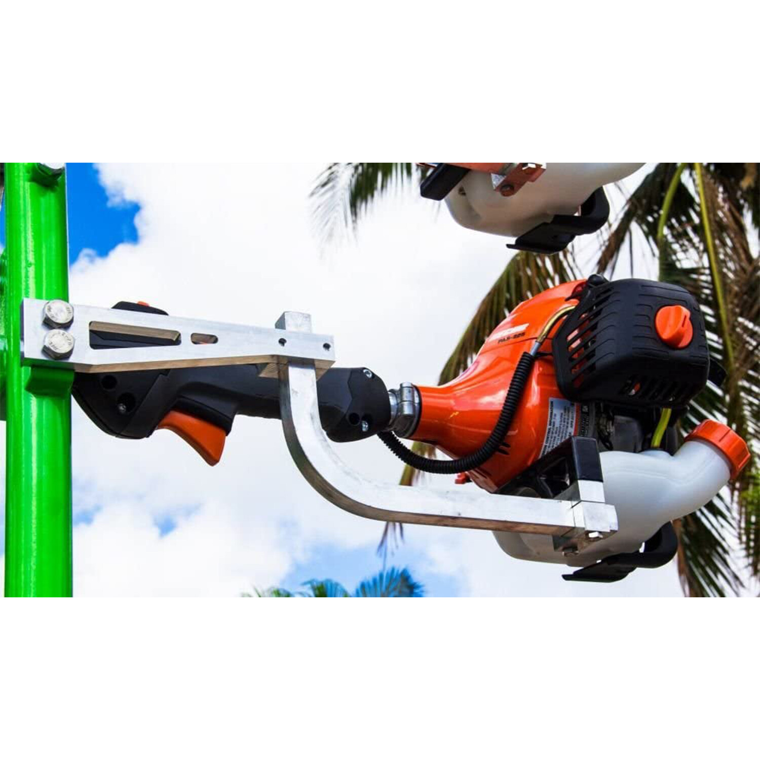 Green Touch Industries 2 Position Line Trimmer Rack & Backpack Leaf ...