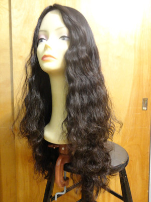 Malky Wig Sheitel European Multidirectional Soft Black #1B Wavy 26 ...