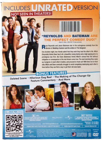The Change-Up (DVD, 2011) Unrated and Theatrical Versions, NEW Factory Sealed 25192075971| eBay