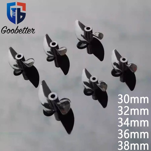 Model Boat 2 Plastic Propeller 30mm-38mm RC Two Propeller RC Racing | eBay