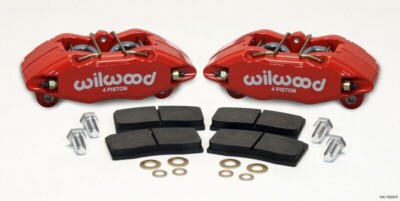 Wilwood 140-13029-R Forged DPHA Front Caliper Kit Red Powder Coat ...