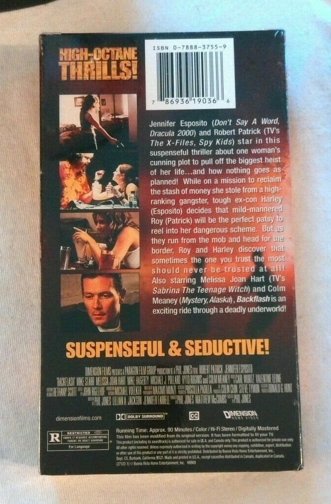 Backflash (VHS, 2002) for sale online | eBay