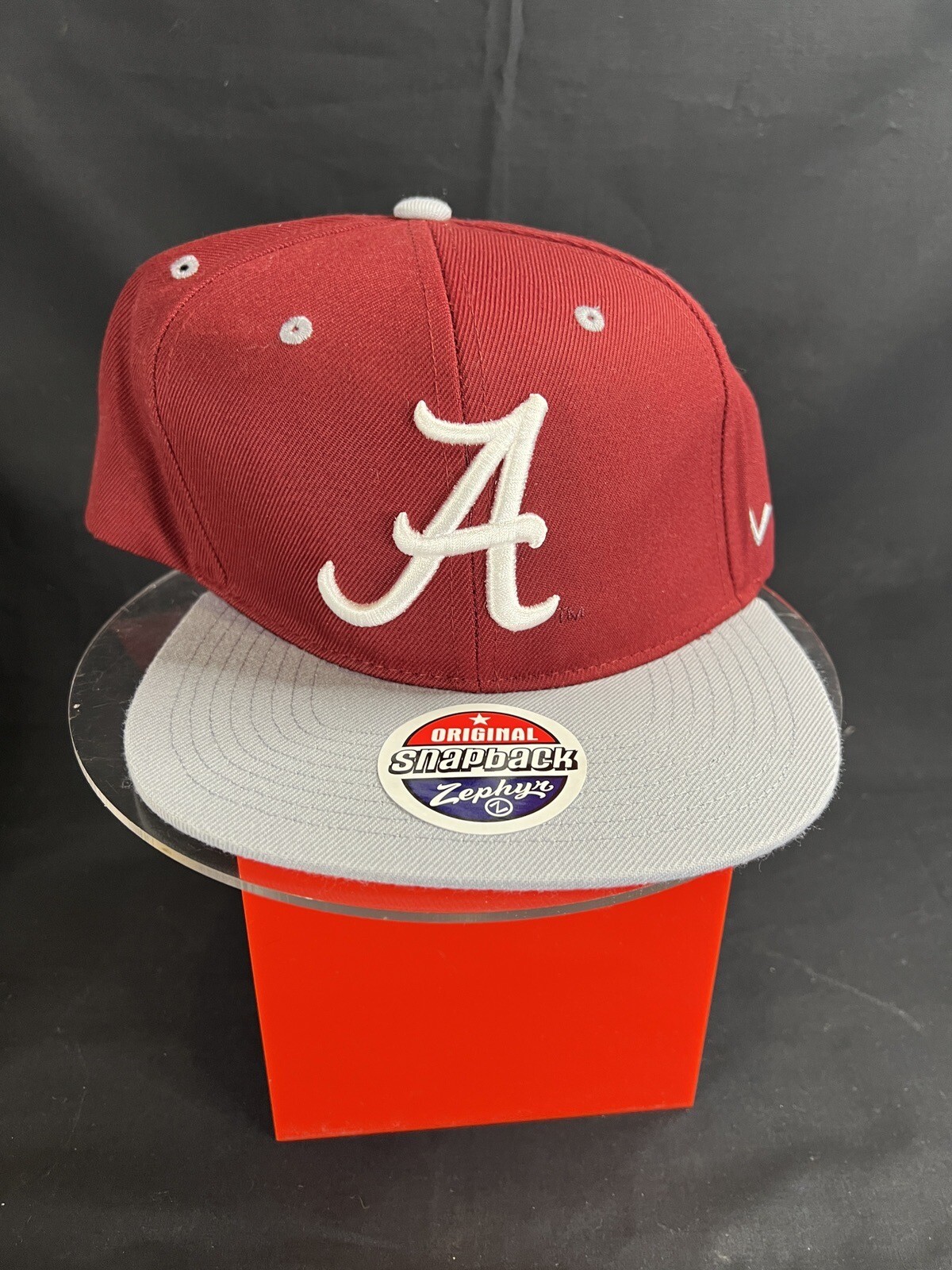 Alabama A Logo Zephyr SnapBack Hat Crimson Tide | eBay