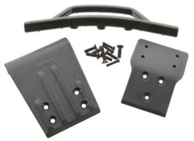 RPM 80022 Black Skid Plate and Front Bumper for Traxxas Slash 4x4 | eBay