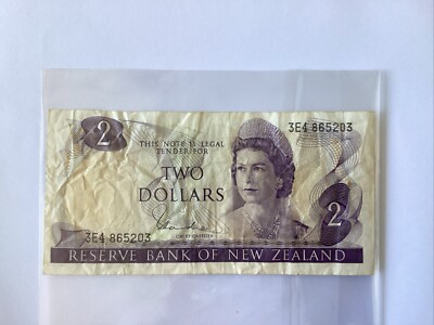 Two Dollars. Bank Note. New Zealand. Fair Condition. | eBay