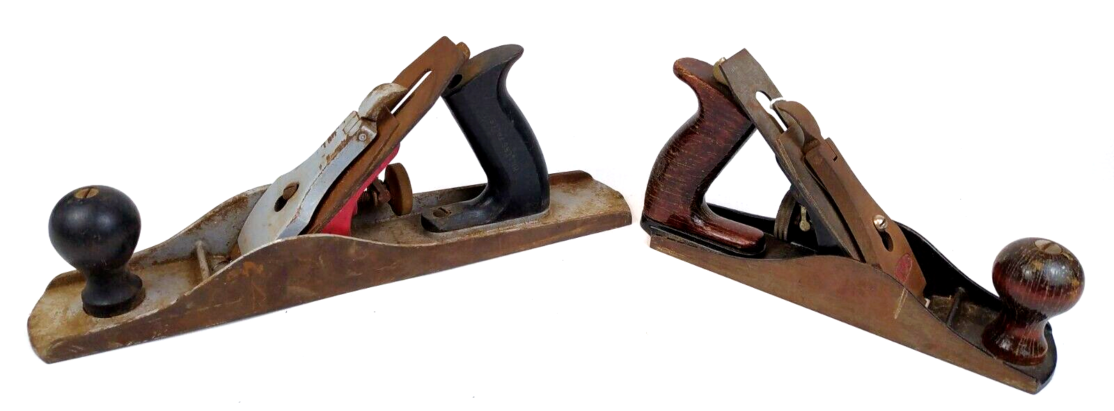 Vintage Millers Falls 13" & Dunlap 8.5" Smooth Bottom Planes ...