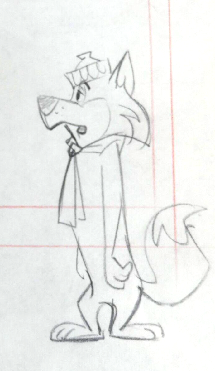 #SH 1965 HANNA-BARBERA ANIMATION SKETCH - LOOPY DE LOOP - CROW'S FETE ...