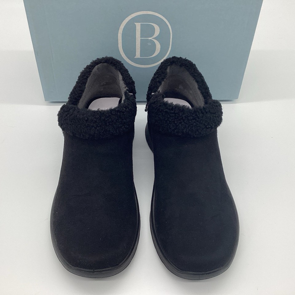 Bzees Womens Gift Faux Suede Slip On Comfort Booties Shoes BHFO 2264 ...