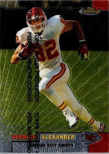 1999 Finest Derrick Alexander #33 Kansas City Chiefs Football Card | eBay