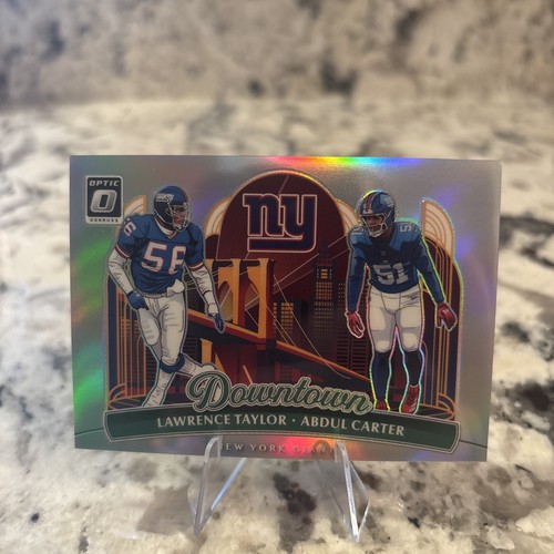 2025 Donruss Optic Lawrence Taylor Abdul Carter Dual Downtown Fresh ...