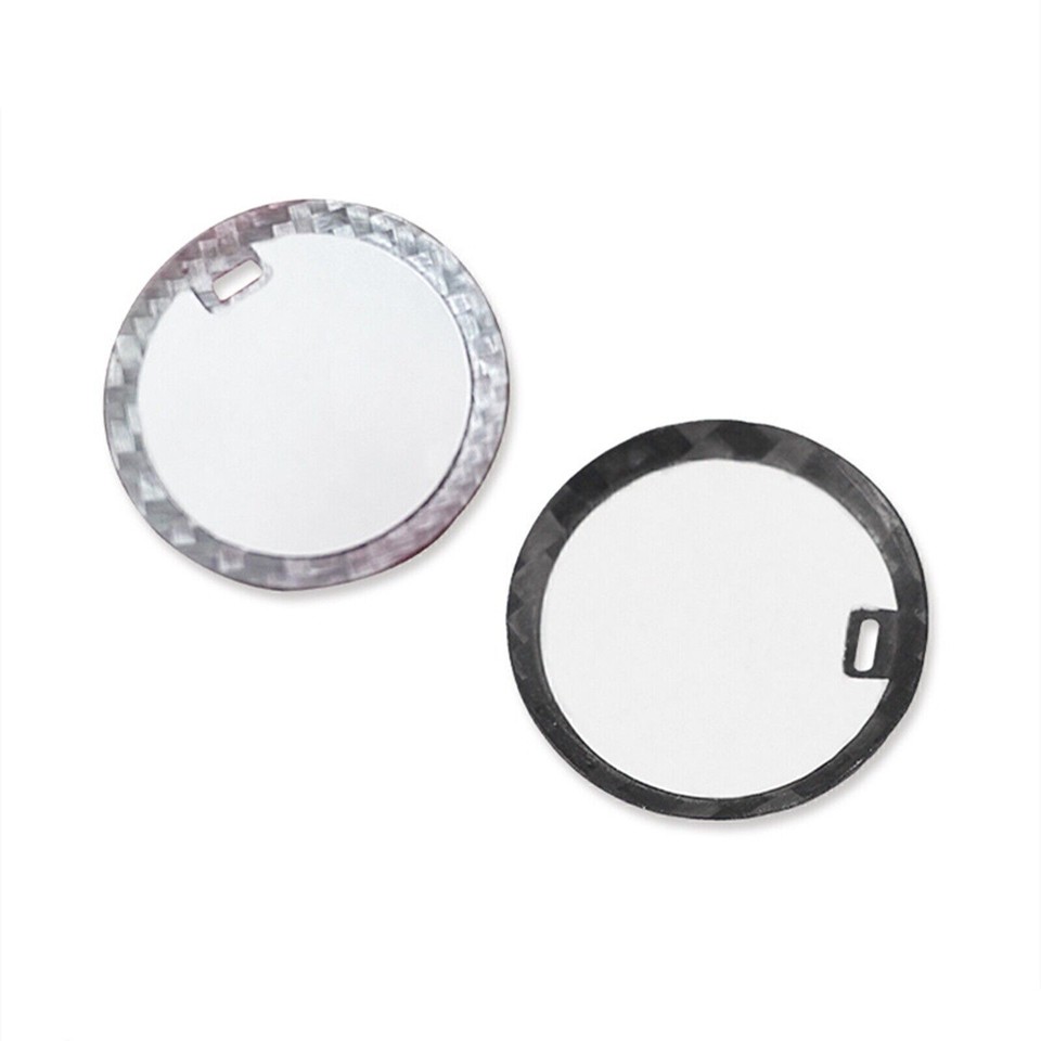 For Ford Mustang Interior Start Stop Push Button Cover Trim Carbon ...