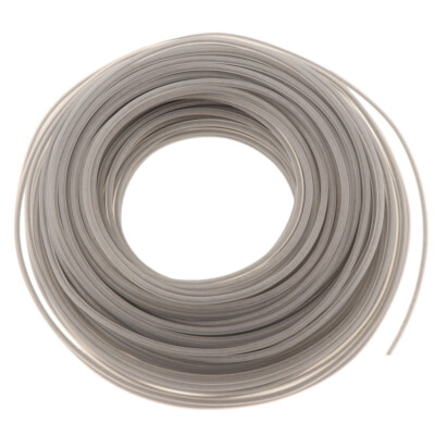 60M 3mm Heavy Duty Steel Wire Strimmer Trimmer Line Brushcutter Cord ...